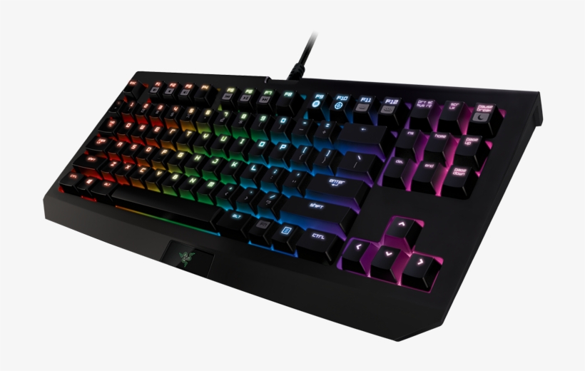 Razer Blackwidow Tournament Chroma Us Keyboard PNG Image | Transparent ...