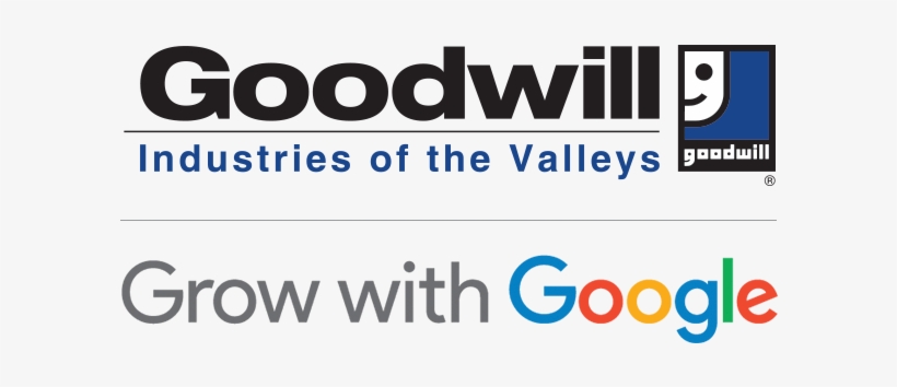 Goodwill Logo And Grow With Google Logo - Goodwill Industries PNG Image ...