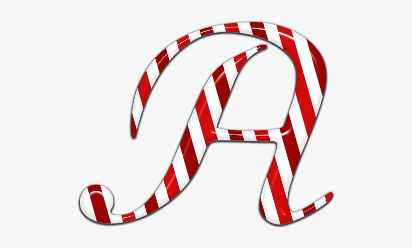 Alphabet A Letter Candycane Candy 1488189 - Illustration PNG Image ...