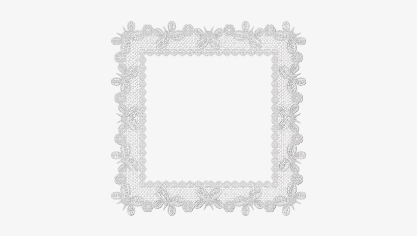 White Picmix Framewhitelace - White Lace Frame Png PNG Image ...