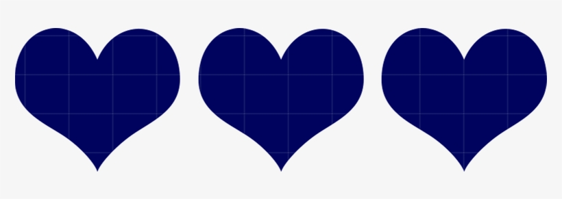 Navy Clipart Heart - Png Transparent Navy Blue Hearts PNG Image ...