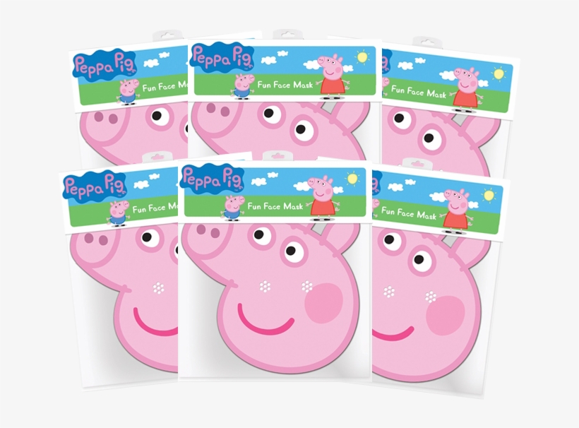 Peppa Pig Masks 6-pack - Peppa Pig - Peppa Pig Cardboard Masks 6-pack ...