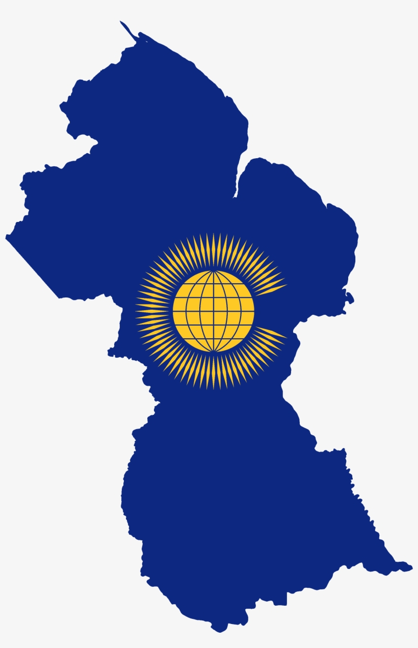 Flag Map Of Guyana - Guyana Map PNG Image | Transparent PNG Free ...