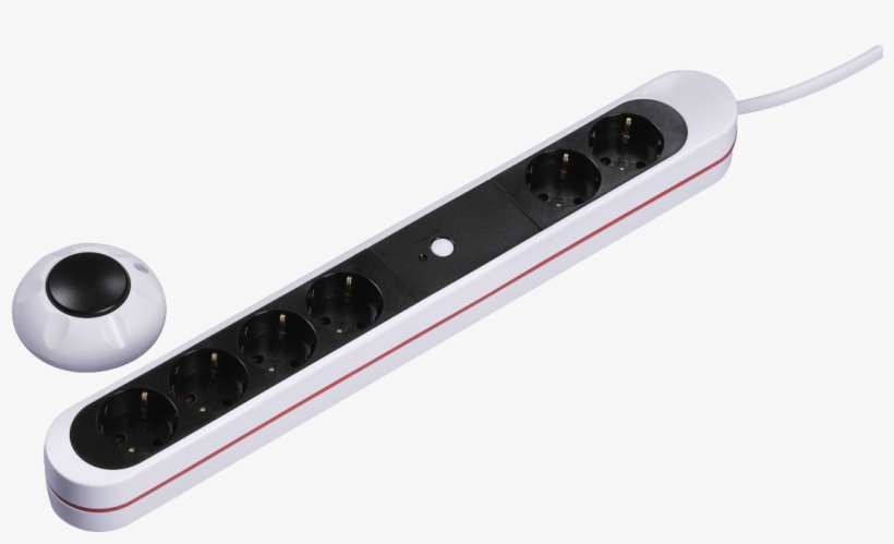 "red Stripe" Power Strip, 6-way, With Radio Foot Switch - Input Device ...