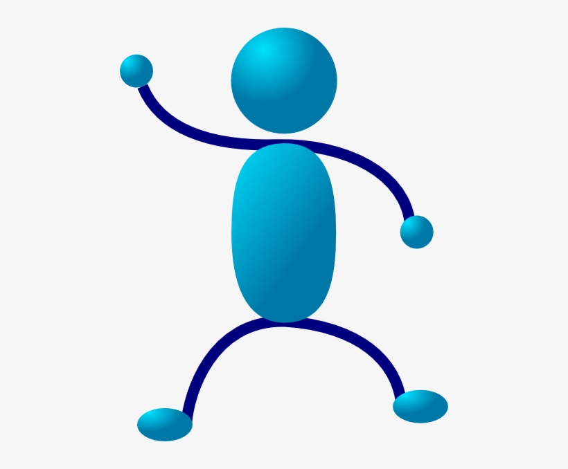 Waving Blue Stick Man Svg Clip Arts 474 X 598 Px PNG Image ...