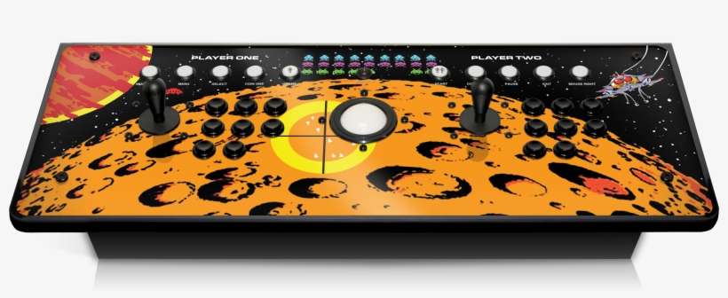 1613 In Custom Arcade Controller Space Invaders Moon - Space Invaders ...