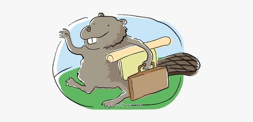 Business Eager Beaver On His Way To Work Royalty Free - Eager Beaver ...