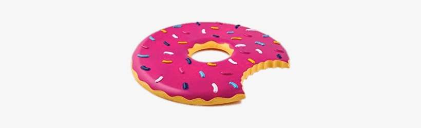 Doughnut Frisbee - Big Mouth Pass The Donut Flying Food PNG Image ...