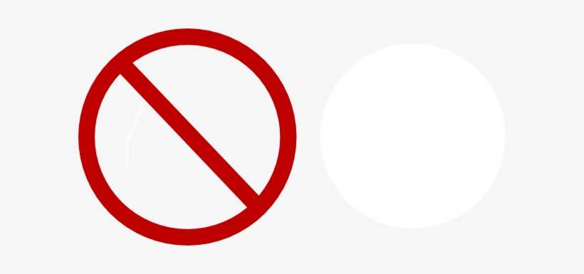 No Circle Clip Art At Clker - No Politics At Thanksgiving PNG Image ...