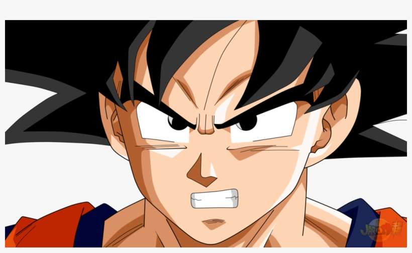 Download Goku Face By Jaredsongohan - Man Isn T Black Dragon Ball ...