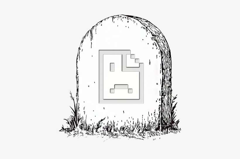Blank Tombstone Drawing