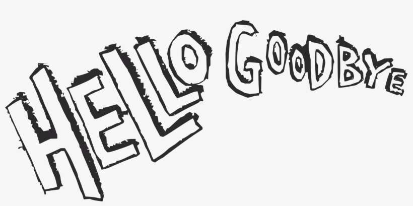 File Hellogoodbye Logo Svg Wikimedia Commons Open - Hello Goodbye PNG ...