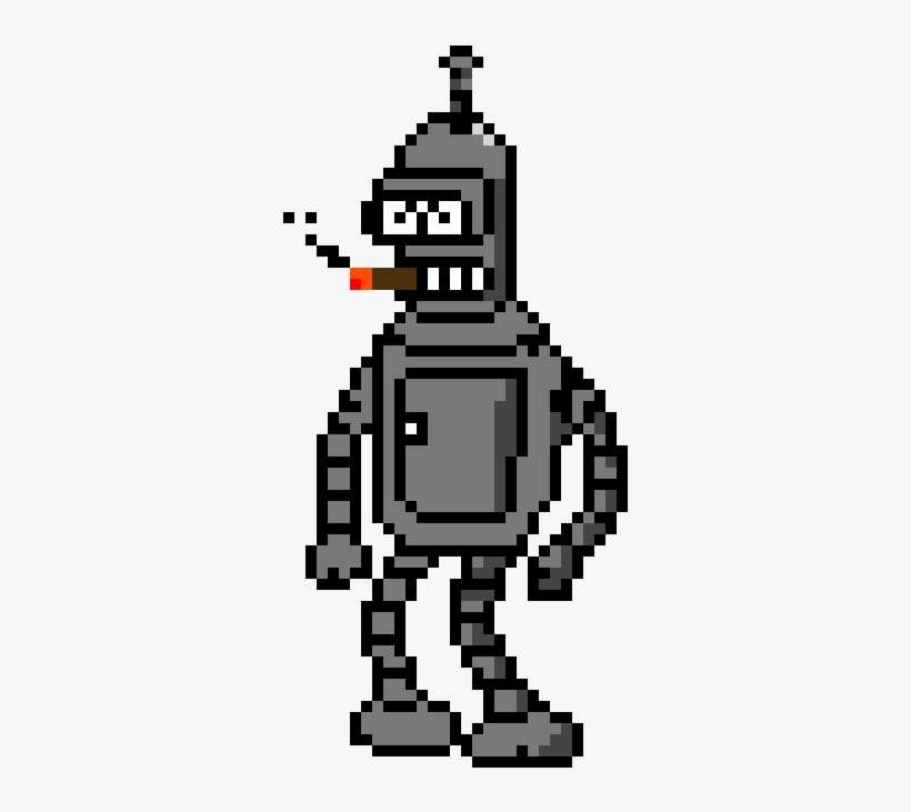 Download Bender - Minecraft Pixel Art Bender | Transparent PNG Download ...
