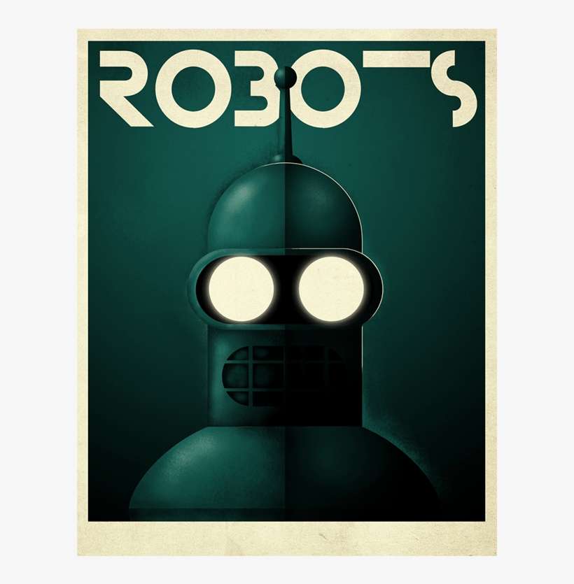 “robots Bender” Art Prints By Greg-guillemin - Robot Revolution Bender ...