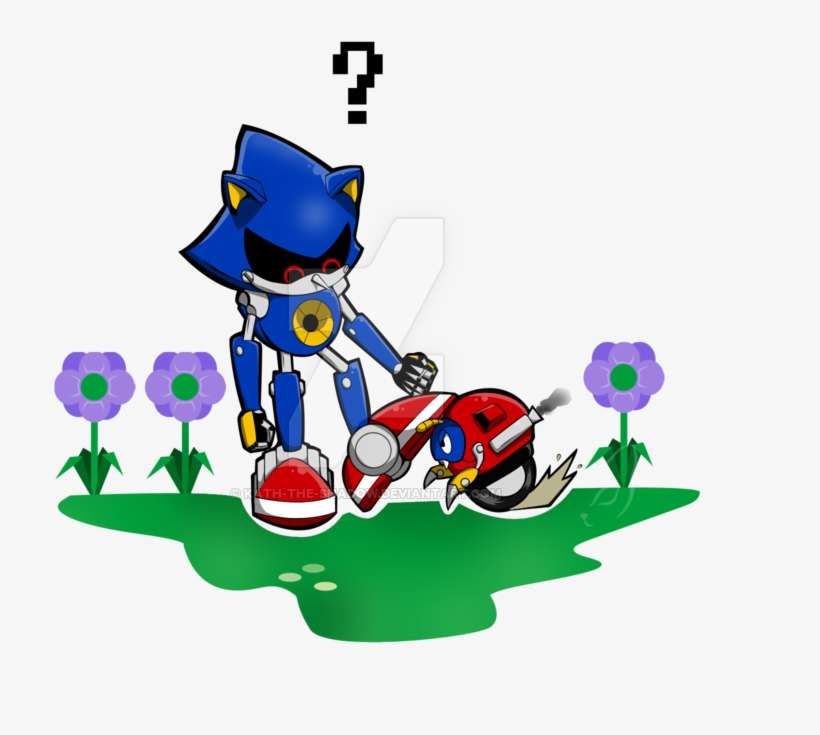 Metal Sonic And Badnik - Hd Classic Metal Sonic PNG Image | Transparent ...