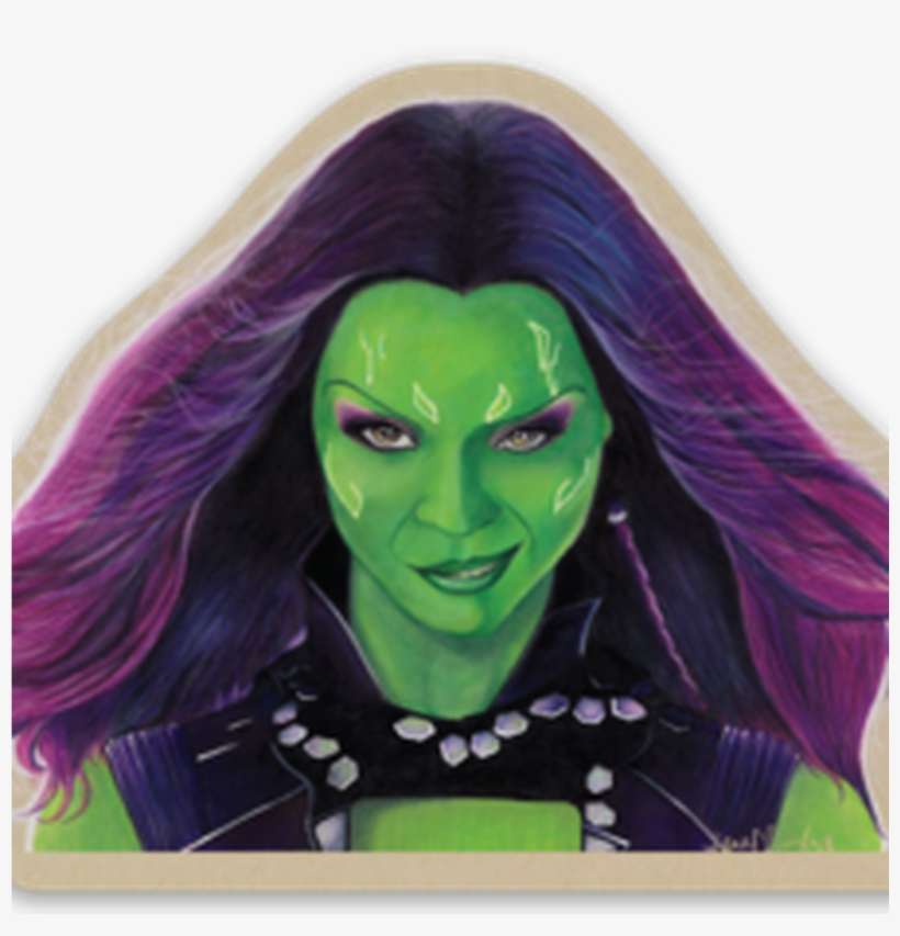 Download Gamora Drawing Colored Pencil - Drawing Gamora | Transparent ...