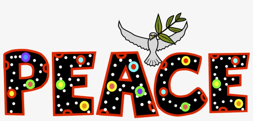 Peace Word Clip Art