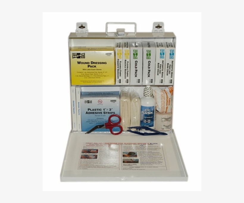 Cmsafetysupply First A - Pac-kit Ansi Plus 50 Person Steel First Aid ...
