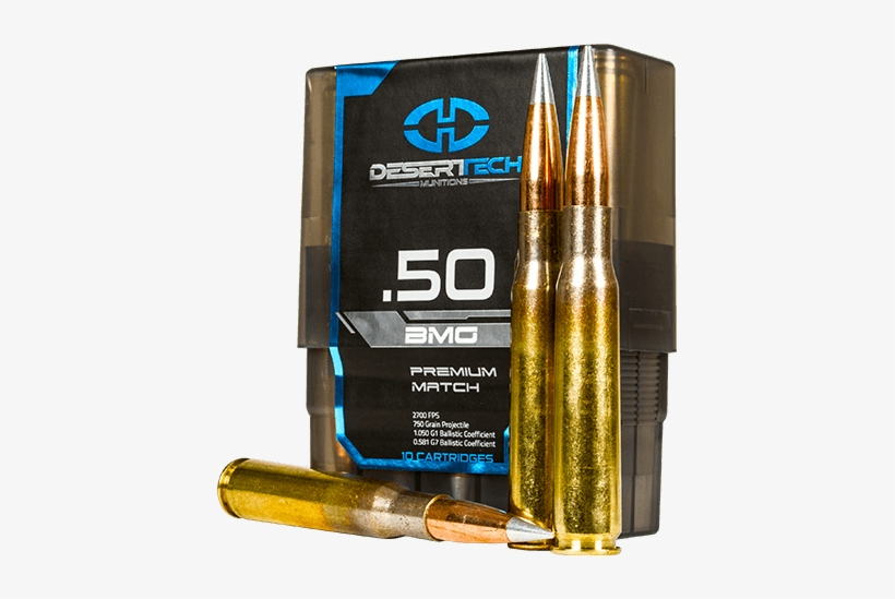 50 Bmg Premium Match Ammo Box - .50 Bmg Ammo Box PNG Image ...