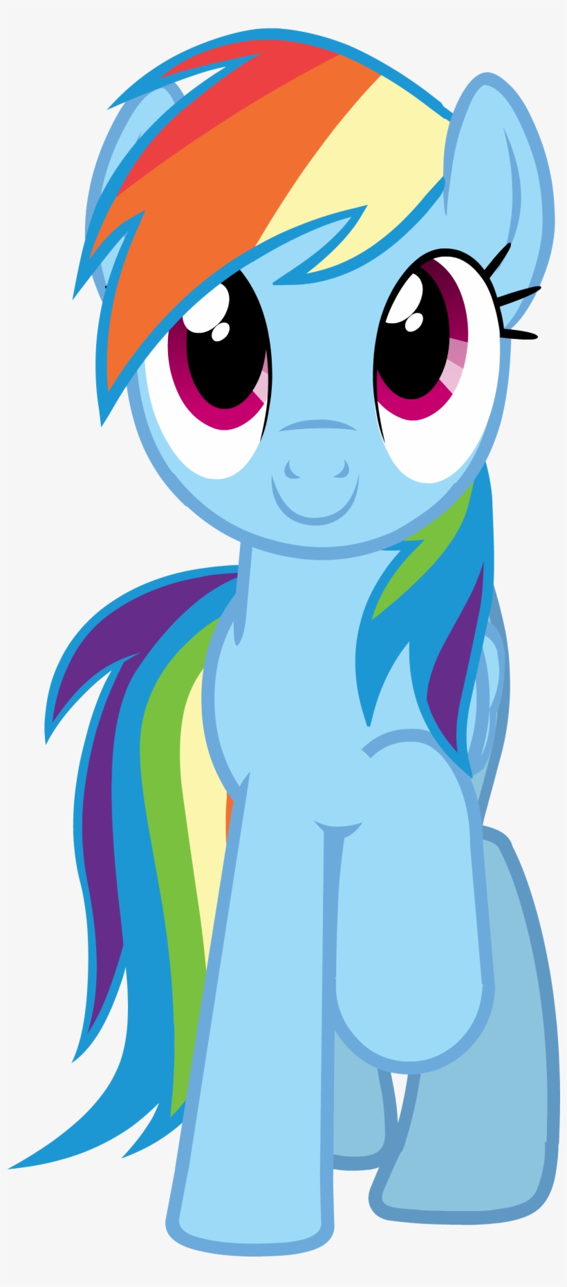 Rainbow Dash Vector - Friendship Is Magic Rainbow Dash PNG Image ...
