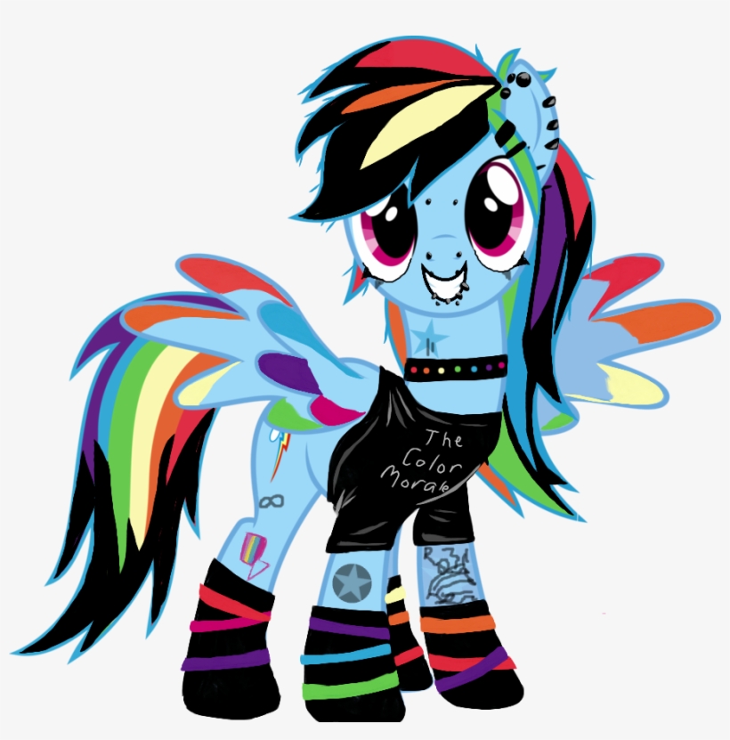 Clip Art Free Download Pony Twilight Sparkle Fluttershy - Emo Rainbow ...
