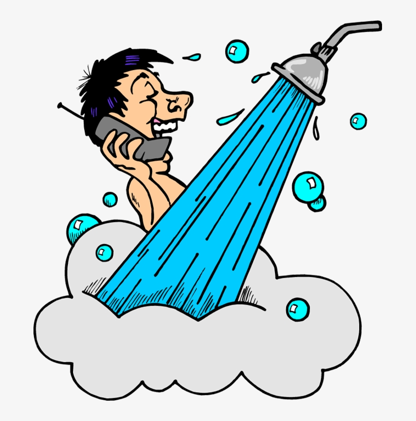 To Take A Shower Clipart