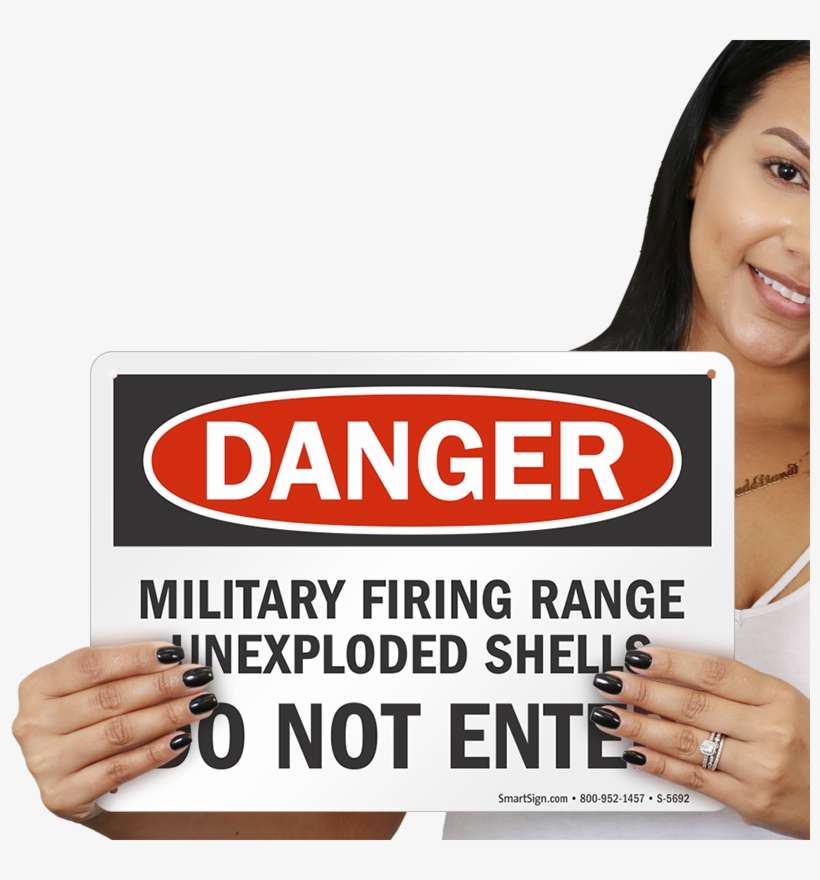 Download Military Firing Range Do Not Enter Sign - Hot Work In Progress ...