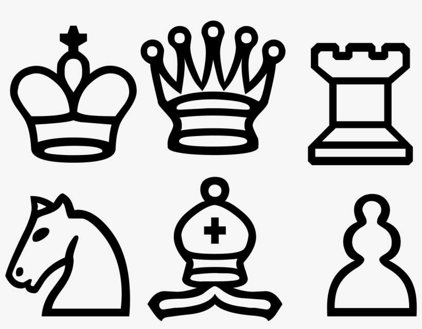 This Free Icons Png Design Of White Chess Set PNG Image | Transparent ...