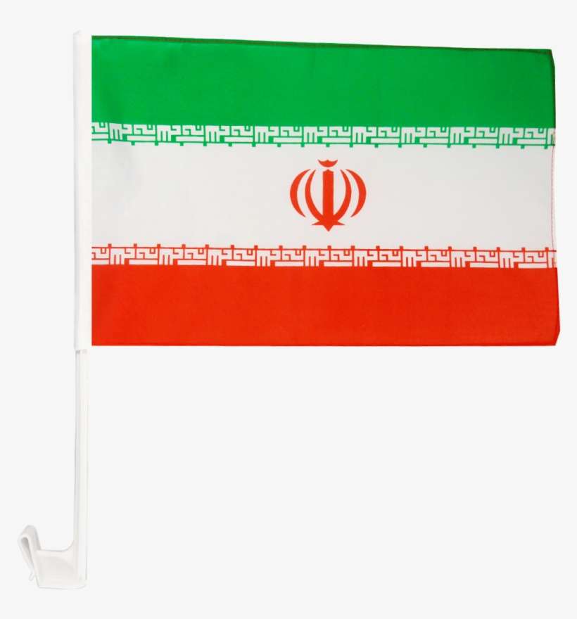 Iran Car Flag - Small Iran Flag - 12x18" PNG Image | Transparent PNG ...