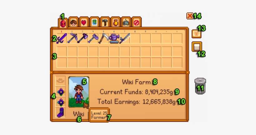 Download Inventory Parts - Upgraded Backpack Stardew Valley ...