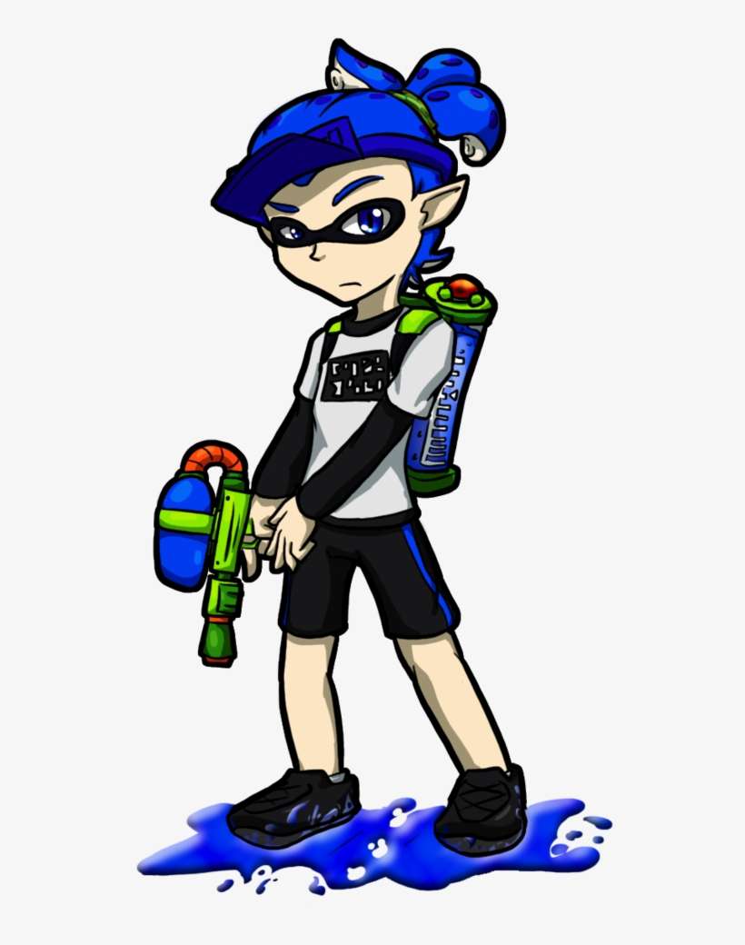Inkling Boy By Braise671 On Deviantart - Splatoon 2 PNG Image | Transparent PNG Free Download on ...