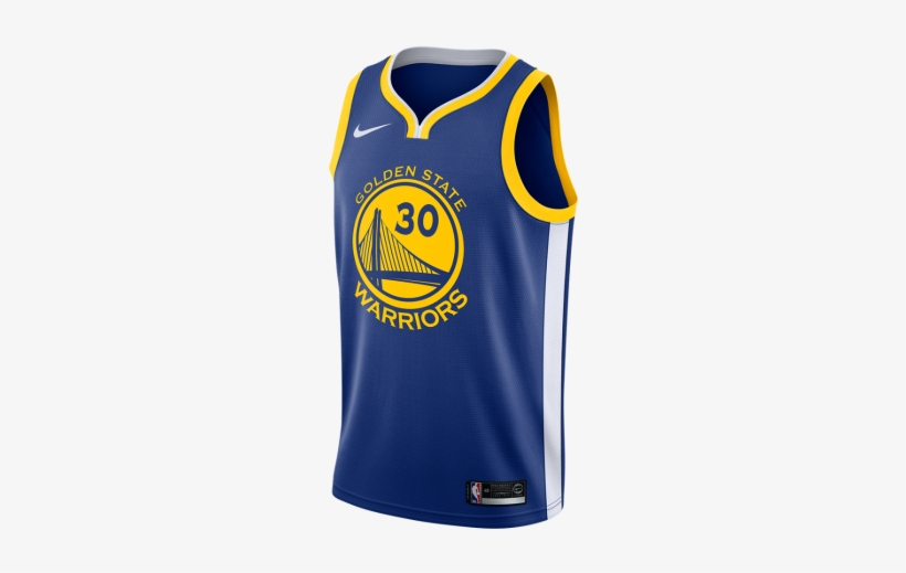 Download Golden State Warriors Stephen Curry Blue Jersey | Transparent ...