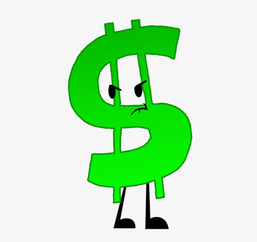 Download Dollar Sign Pose - Cartoon Dollar Sign Png | Transparent PNG ...