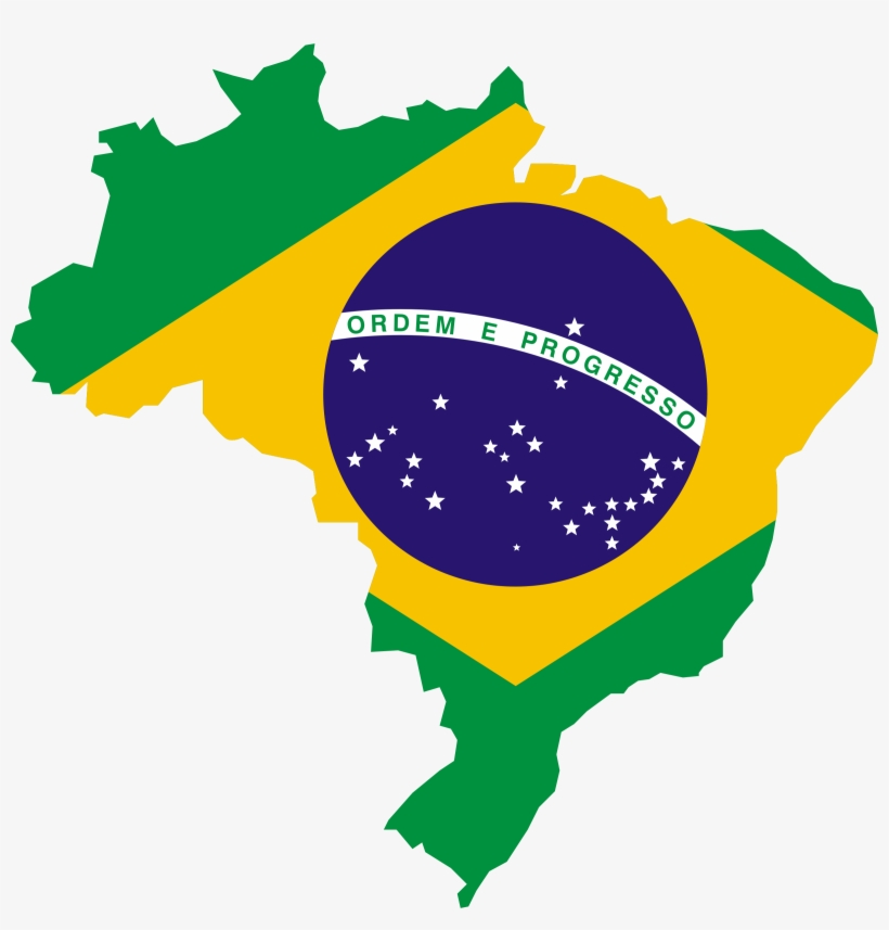 Download This Free Icons Png Design Of Brazil Flag Map | Transparent ...