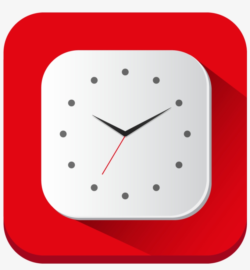 Download Download Png Ico Icns - Red Clock Icon Png | Transparent PNG ...