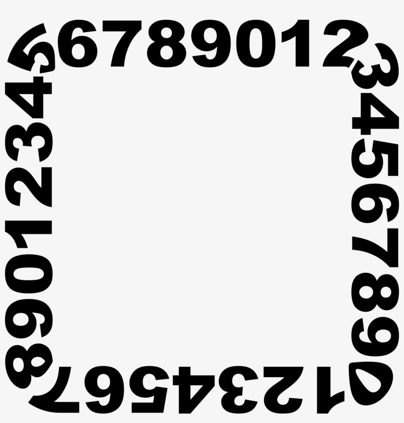 This Free Icons Png Design Of Numbers Frame PNG Image | Transparent PNG ...