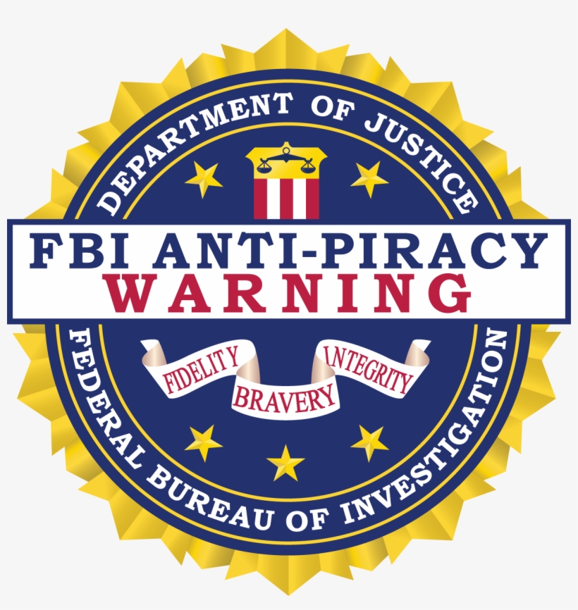 Fbi Anti Piracy Warning Png - Fbi Anti Piracy Logo PNG Image ...