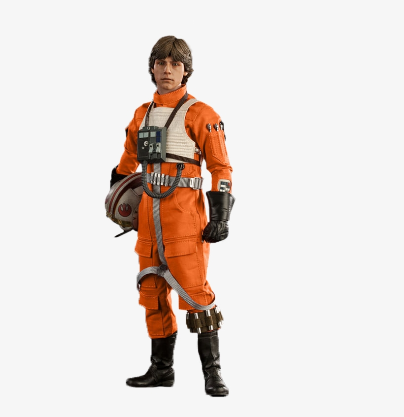 Luke Skywalker Red Five X-wing Pilot 1/6th Scale Action - Sideshow Luke ...