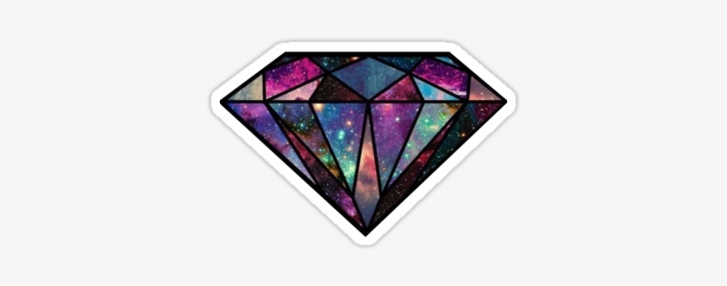 "trippy Diamond" Stickers By Sweetfx Redbubble - Diamond Png PNG Image ...