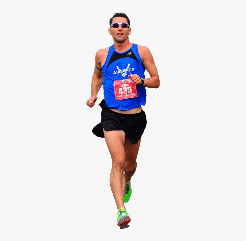 Runner Man Png Image - United States Air Force Marathon PNG Image ...