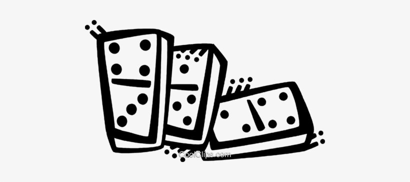 Dominos Royalty Free Vector Clip Art Illustration - Clip Art PNG Image ...