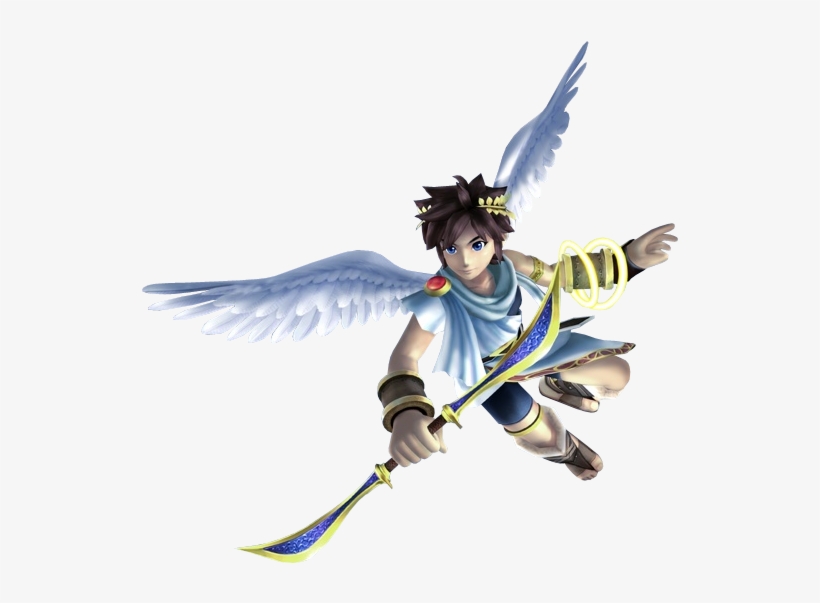 Pit Flying Ssbb - Pit Smash Bros Png PNG Image | Transparent PNG Free ...