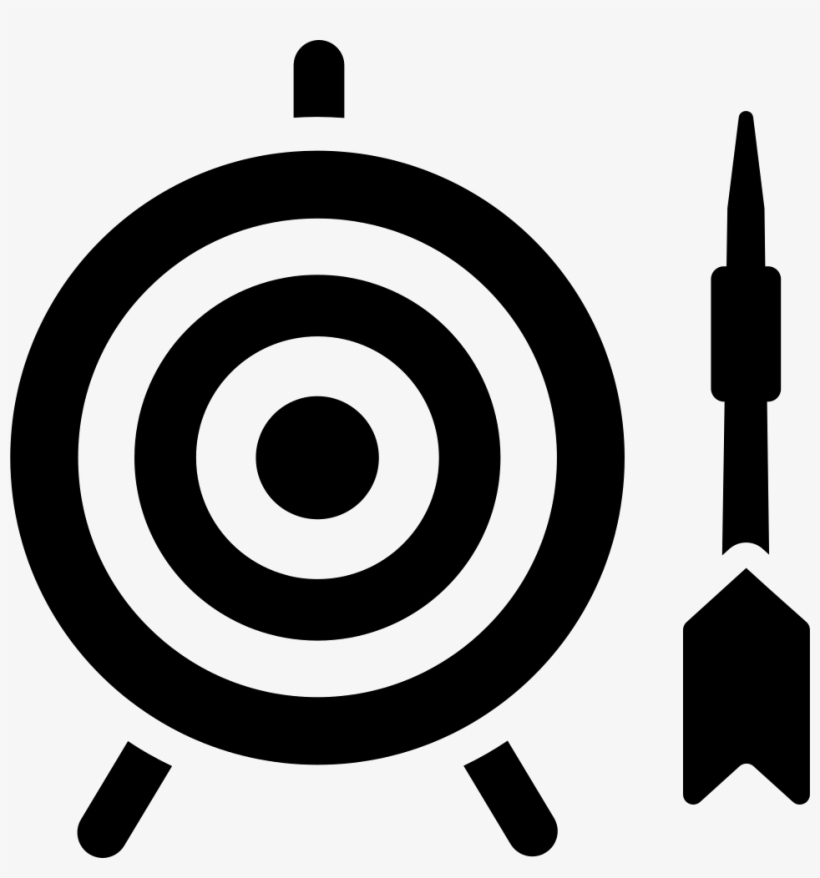 Dart And Target Of Concentric Circles Comments - Darts PNG Image ...