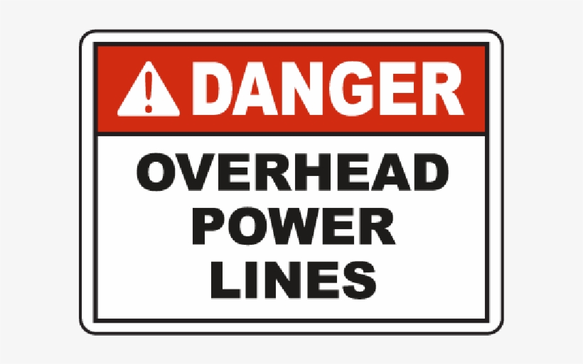 Overhead Power Lines - Overhead Power Lines Warning Signs PNG Image ...