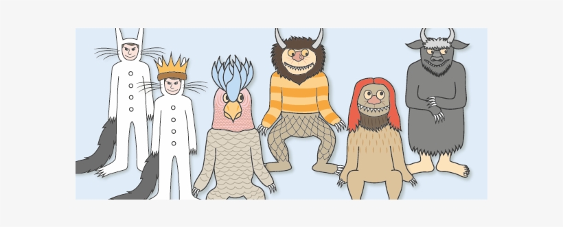 Where The Wild Things Are Stick Puppets / Finger Puppets - Wild Things ...