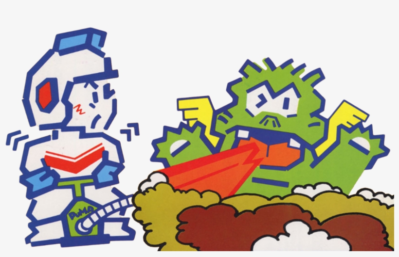 Some More Arcade Artwork From Dig Dug - Dig Dug PNG Image | Transparent ...