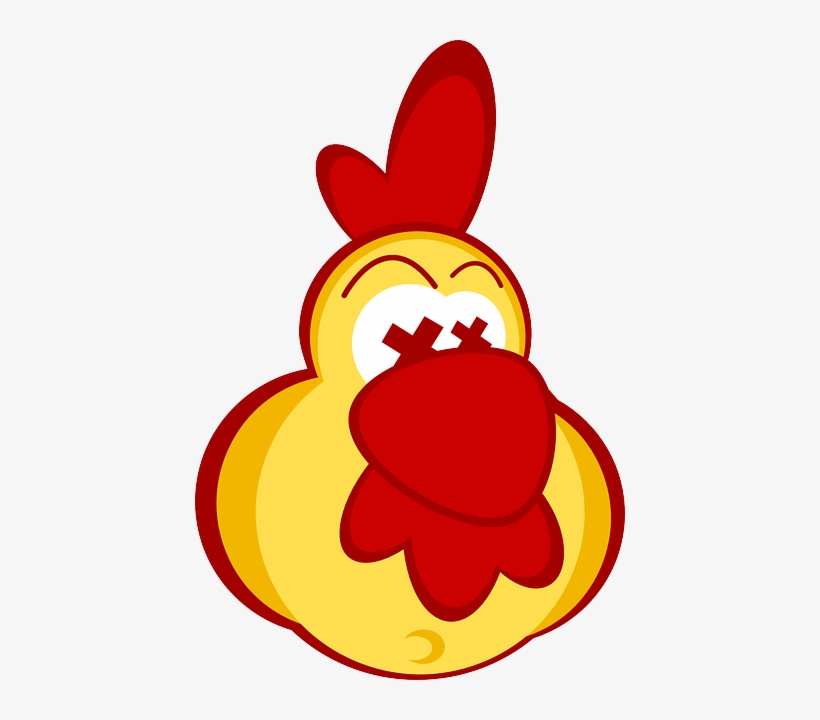 Head, Eyes, Male, Cartoon, Rooster, Crazy, Chicken - Dead Chicken ...