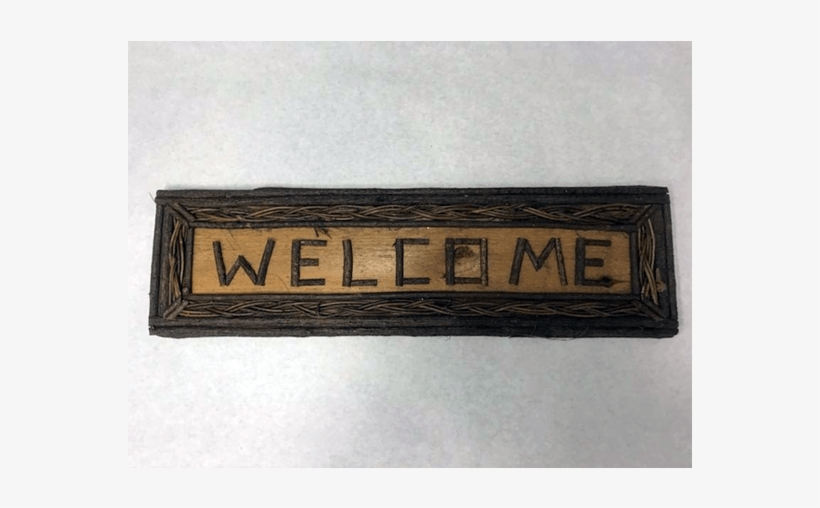 Rustic Twig Welcome Sign - Hardwood PNG Image | Transparent PNG Free ...