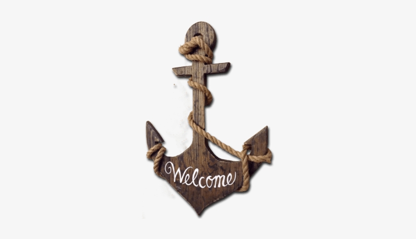 Download Anchor Welcome Sign Home Decor - Cross | Transparent PNG ...