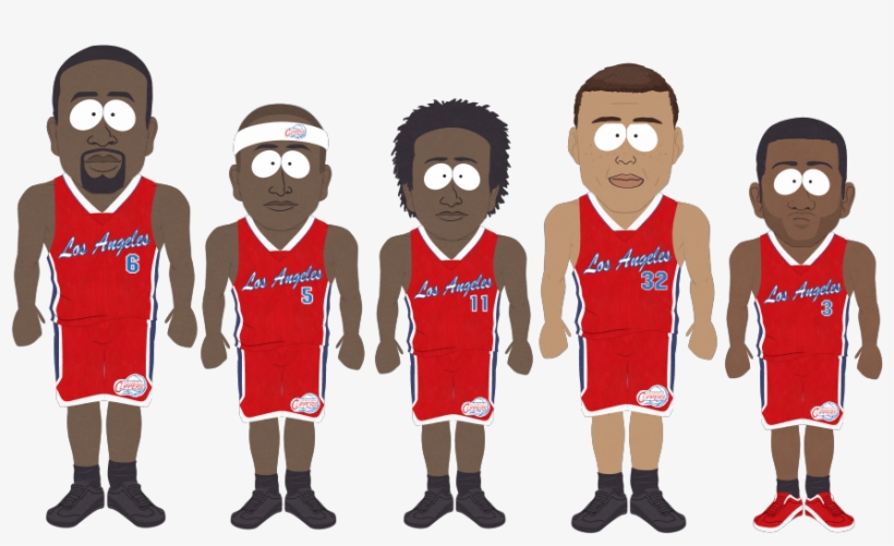Los Angeles Clippers - La Clippers Team Cartoon PNG Image | Transparent ...